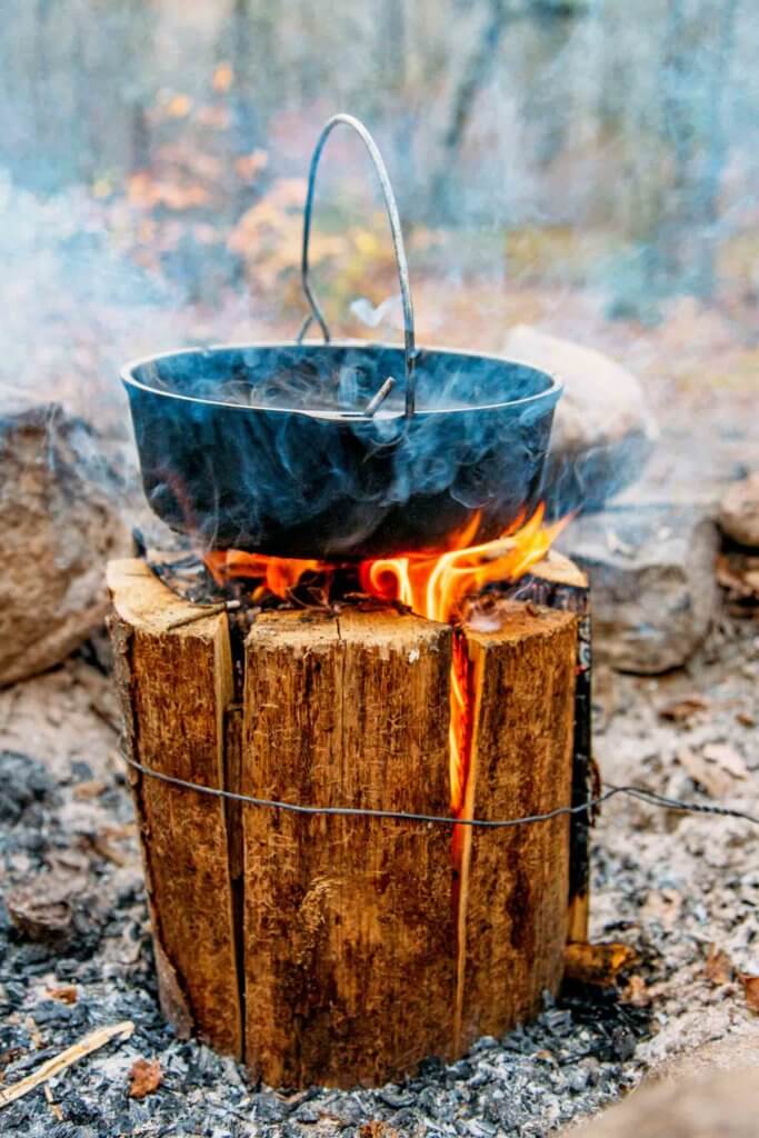 How to Make a Finnish Log Stove - American Outdoor Guide