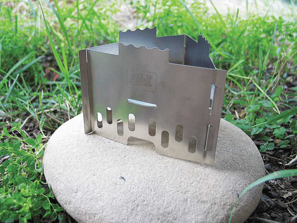 Simple Stainless Stove Stand: Esbit’s Compact Stove and Pot Stand ...