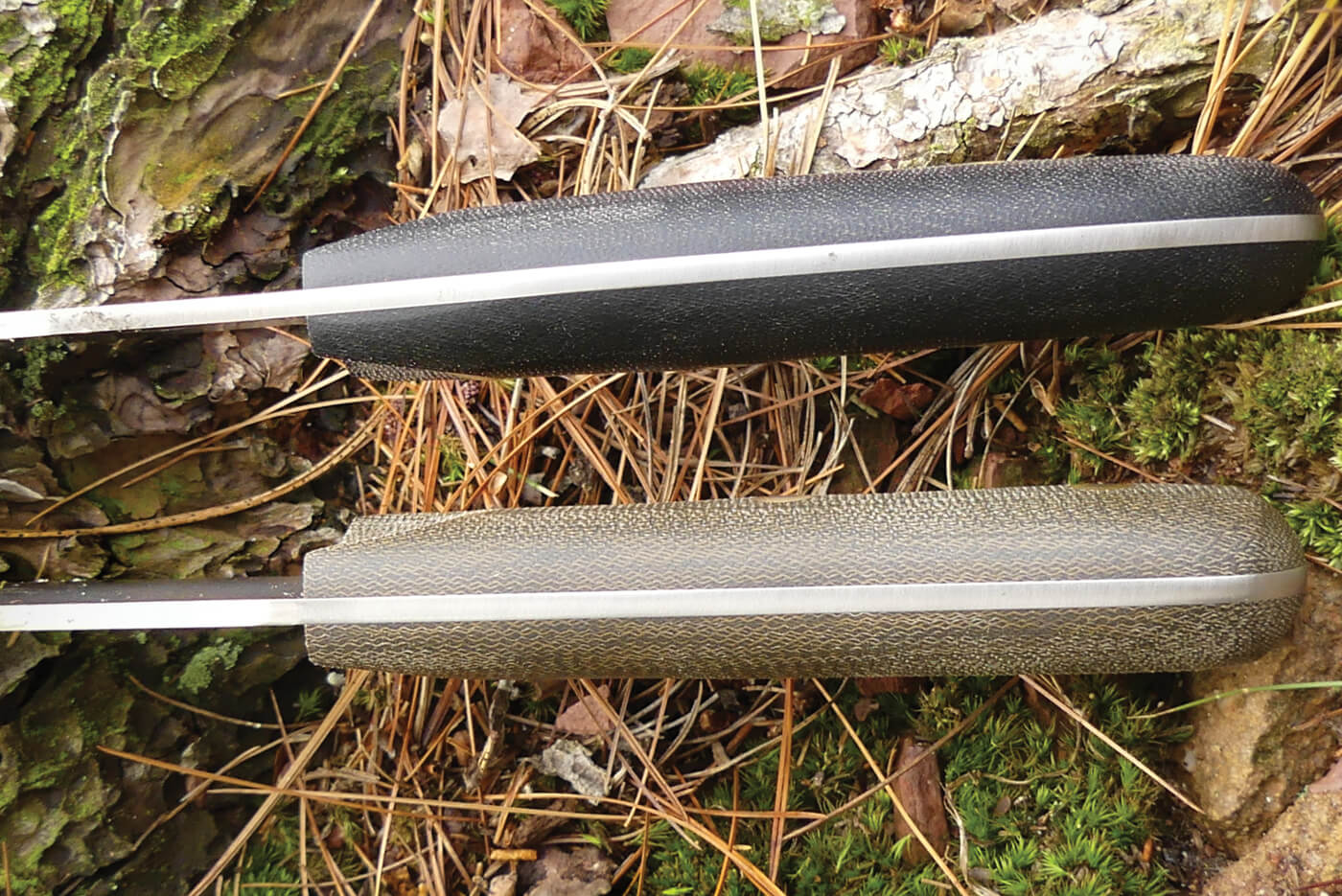 Knives used by ALONE contestants, as reviewed by Michael Travis.