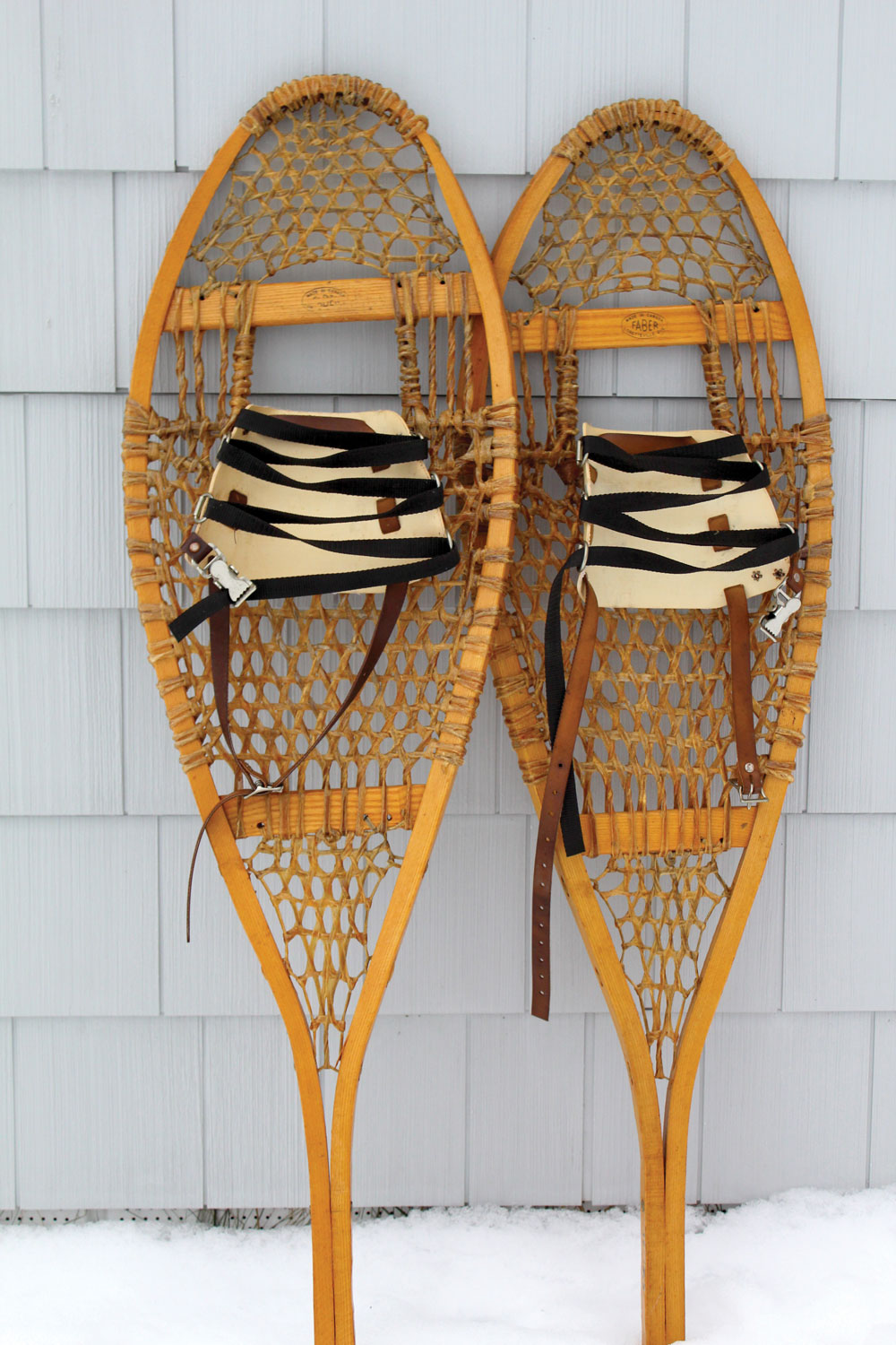 Low-tech ways like snowshoes to keep moving during winters