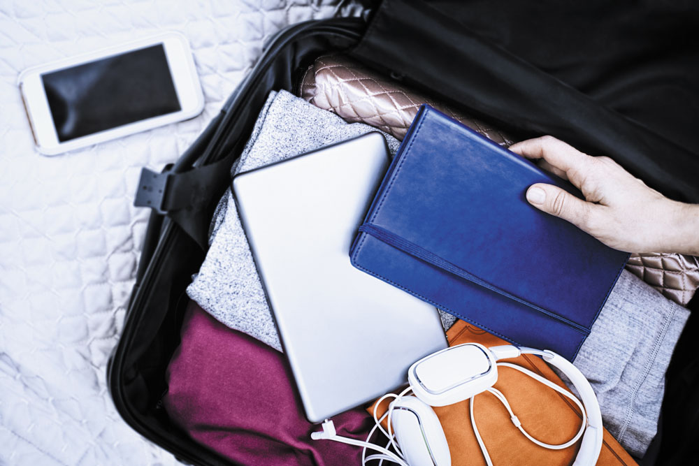 Carry On With Minimal Overhead with the trendy one-bag travel